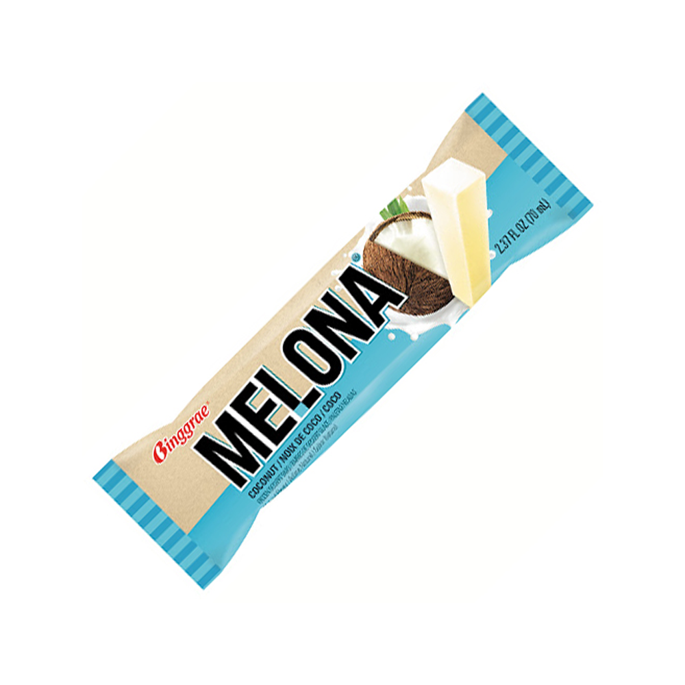 Melona Coconut Ice Bar Single Bar - Momoko