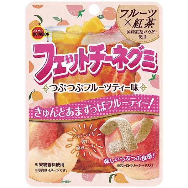 Bourbon Fettuccine Gummy Fruit Tea 47g - Momoko