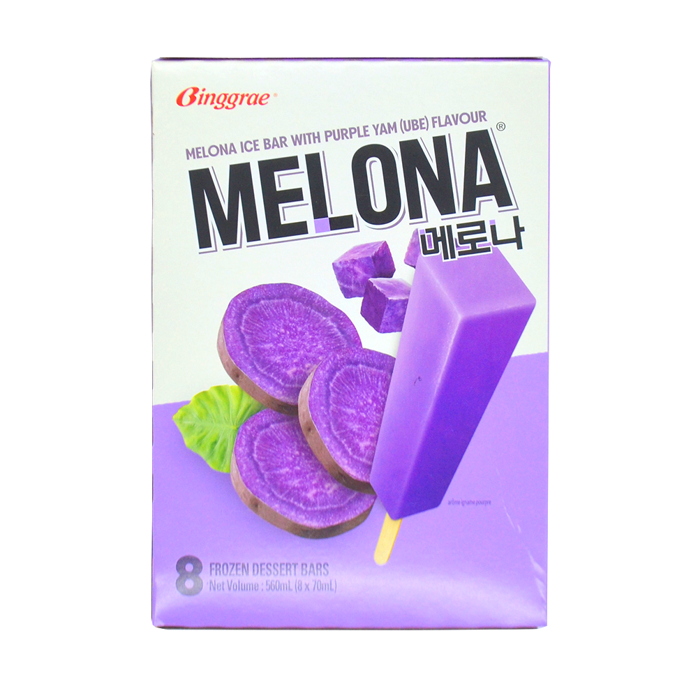 Binggrae Melona Ice Bar Taro 560ml - Momoko